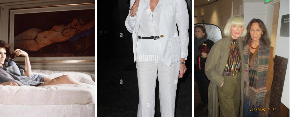Sybil Danning On X Jacqueline Bisset Looked Radiant At The Opening